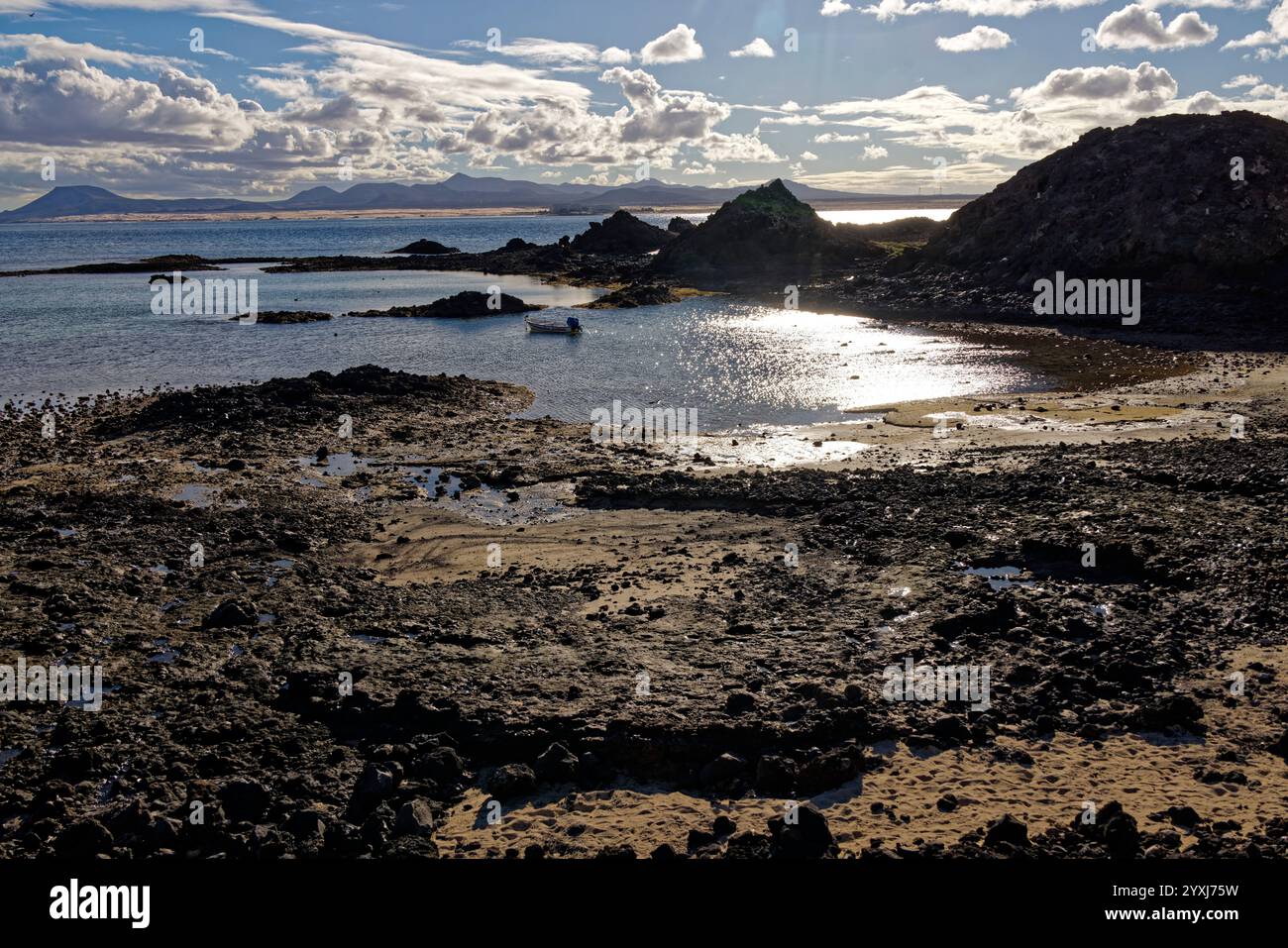 Lobos Island, Canary Islands, Spain. 12th Dec, 2024. Landscapes of the ...
