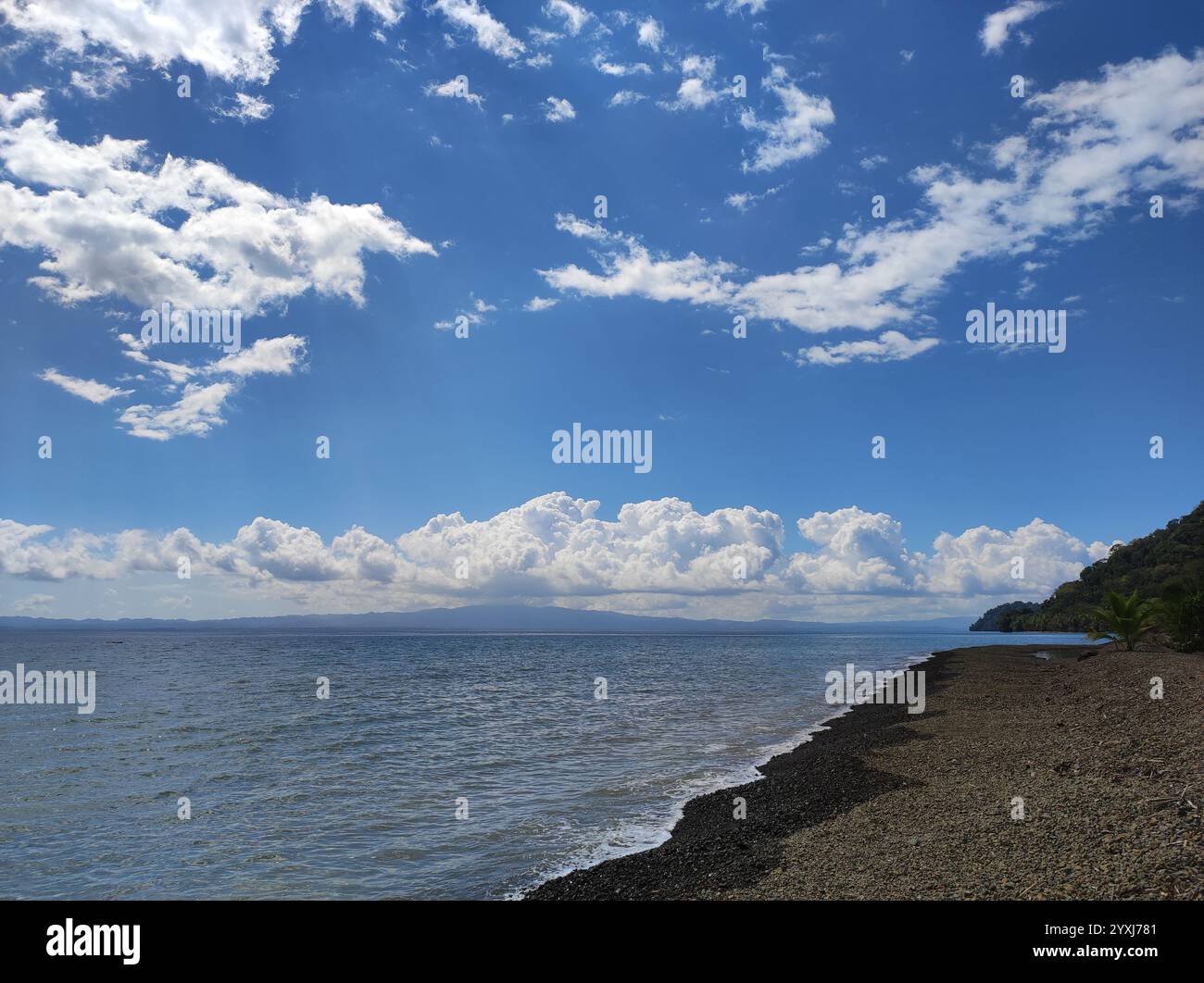 View of Golfo Dulce, Costa Rica from a remote beach Stock Photo - Alamy