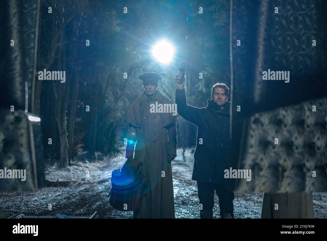 NOSFERATU, from left: Nicholas Hoult, cinematographer Jarin Blaschke ...
