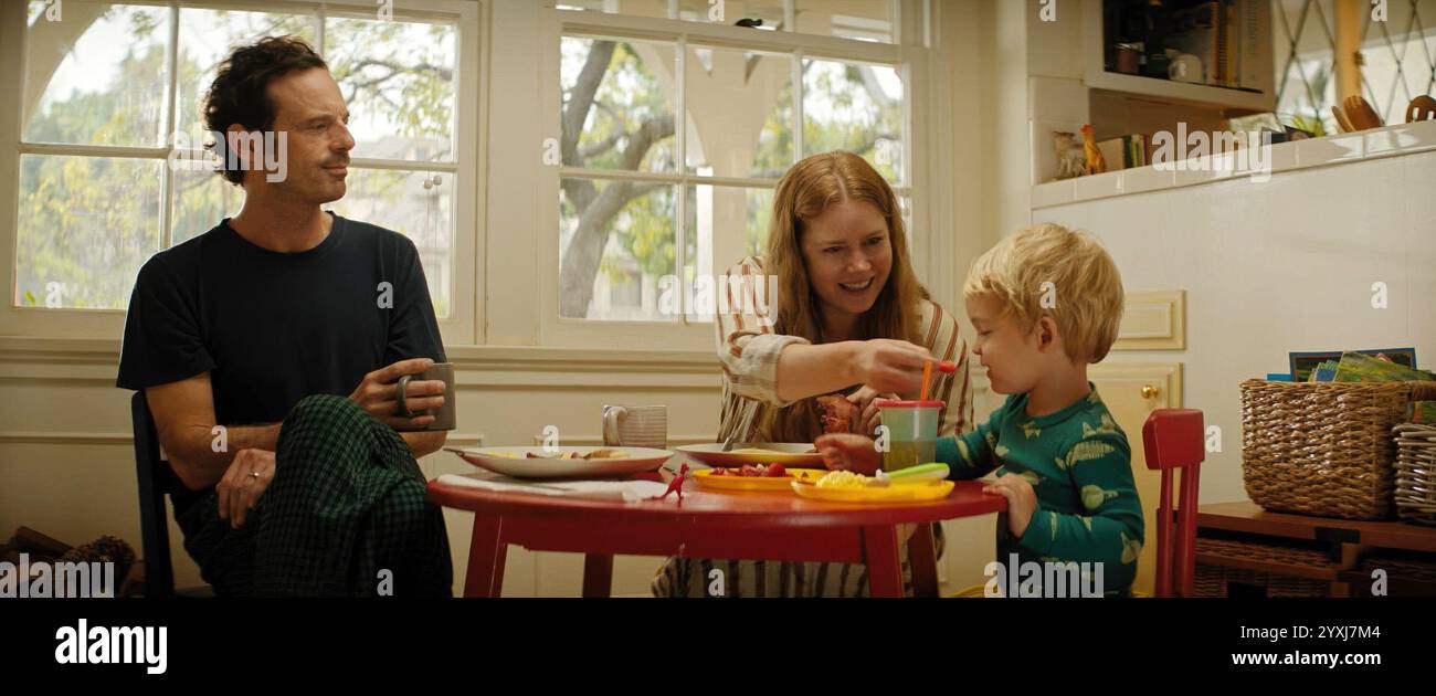 NIGHTBITCH, from left: Scoot McNairy, Amy Adams, Arleigh Snowden ...