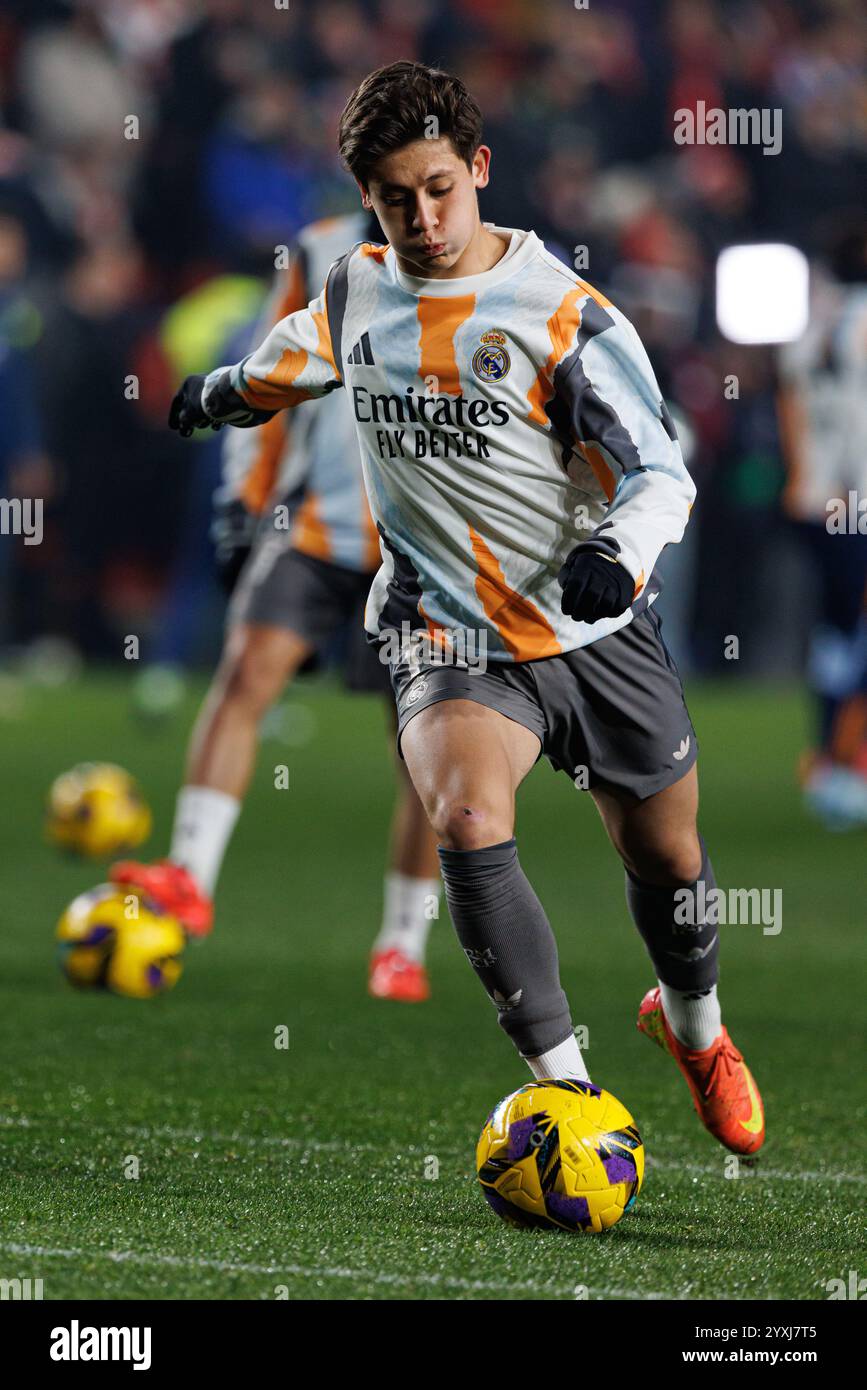 Arda Guler seen during LaLiga EA SPORTS game between teams of Rayo ...