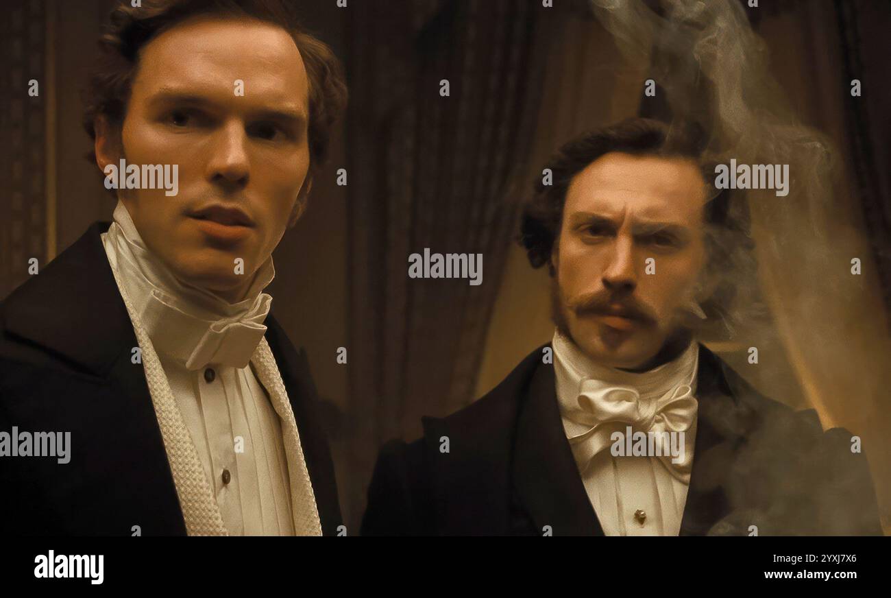 NOSFERATU, from left: Nicholas Hoult, Aaron Taylor-Johnson, 2024. ph ...