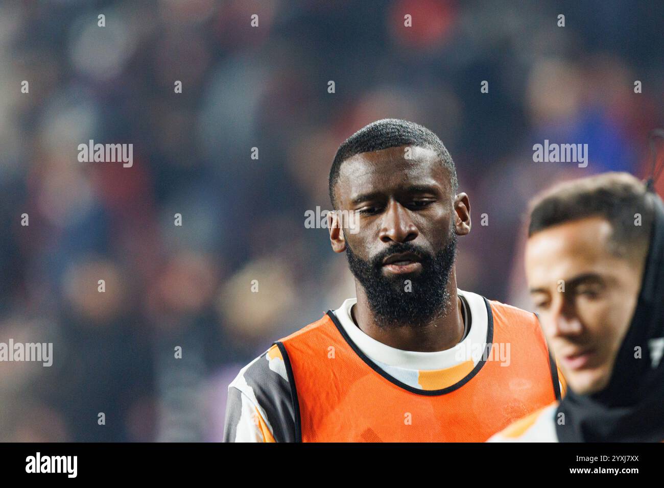 Antonio Rudiger seen during LaLiga EA SPORTS game between teams of Rayo ...