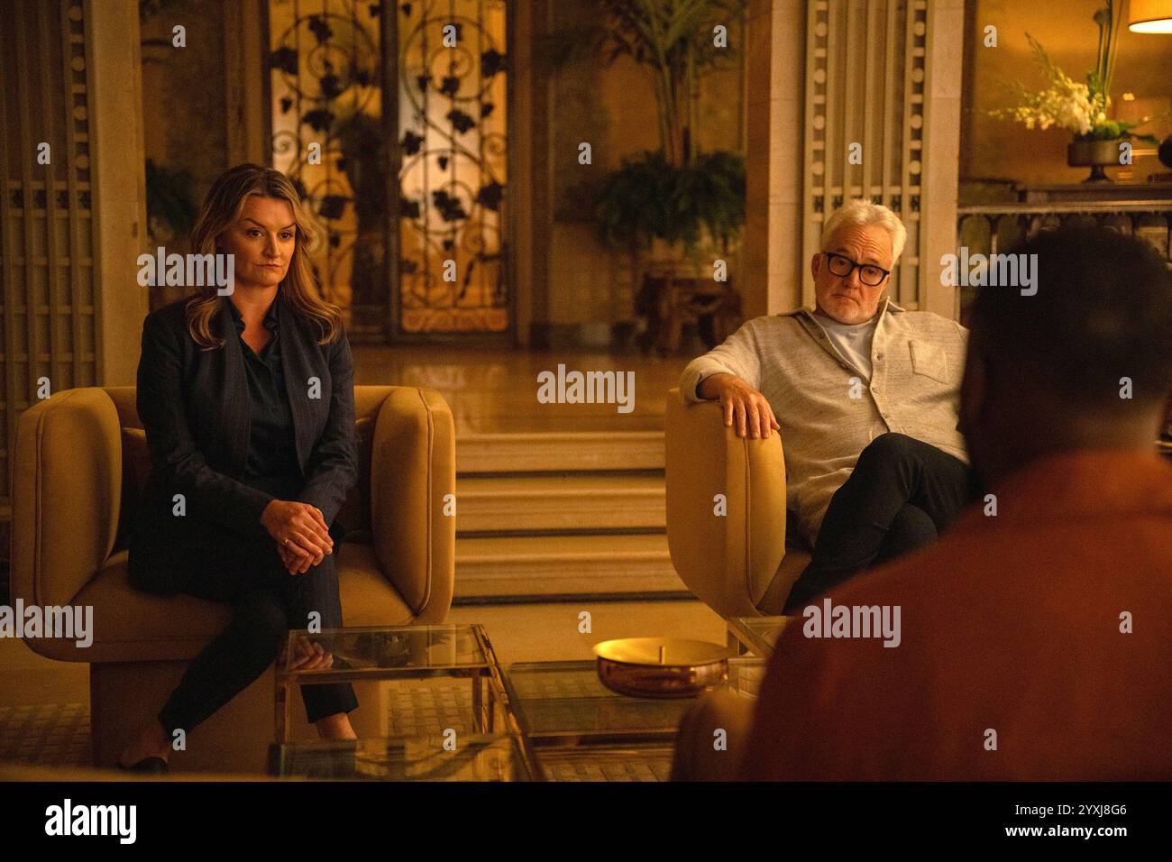 THE MADNESS, from left: Alison Wright, Bradley Whitford, Colman Doming, 'Icarus', (Season 1, ep ...
