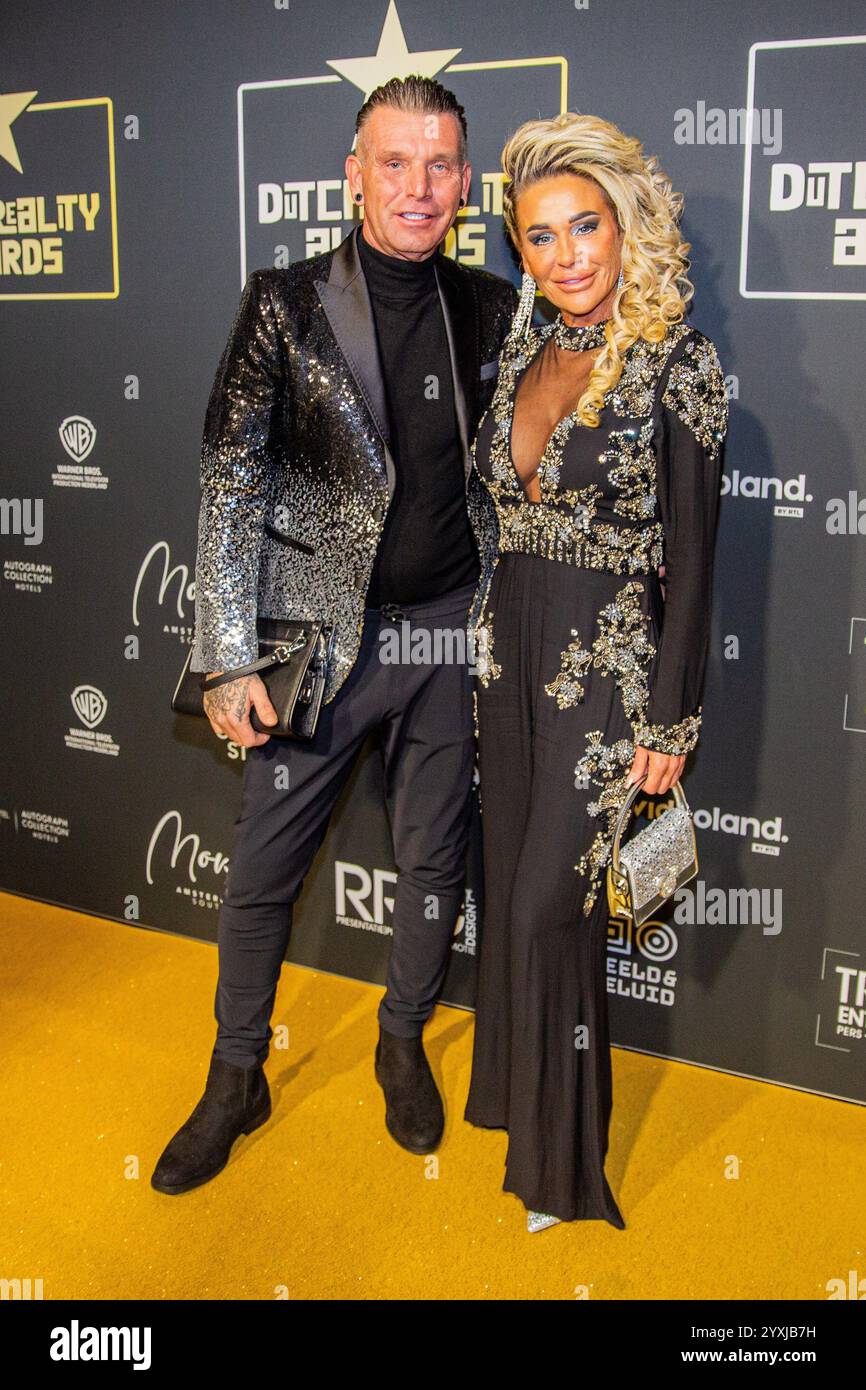 AMSTERDAM - Gijs and Liesbeth Heesbeen prior to the presentation of the ...