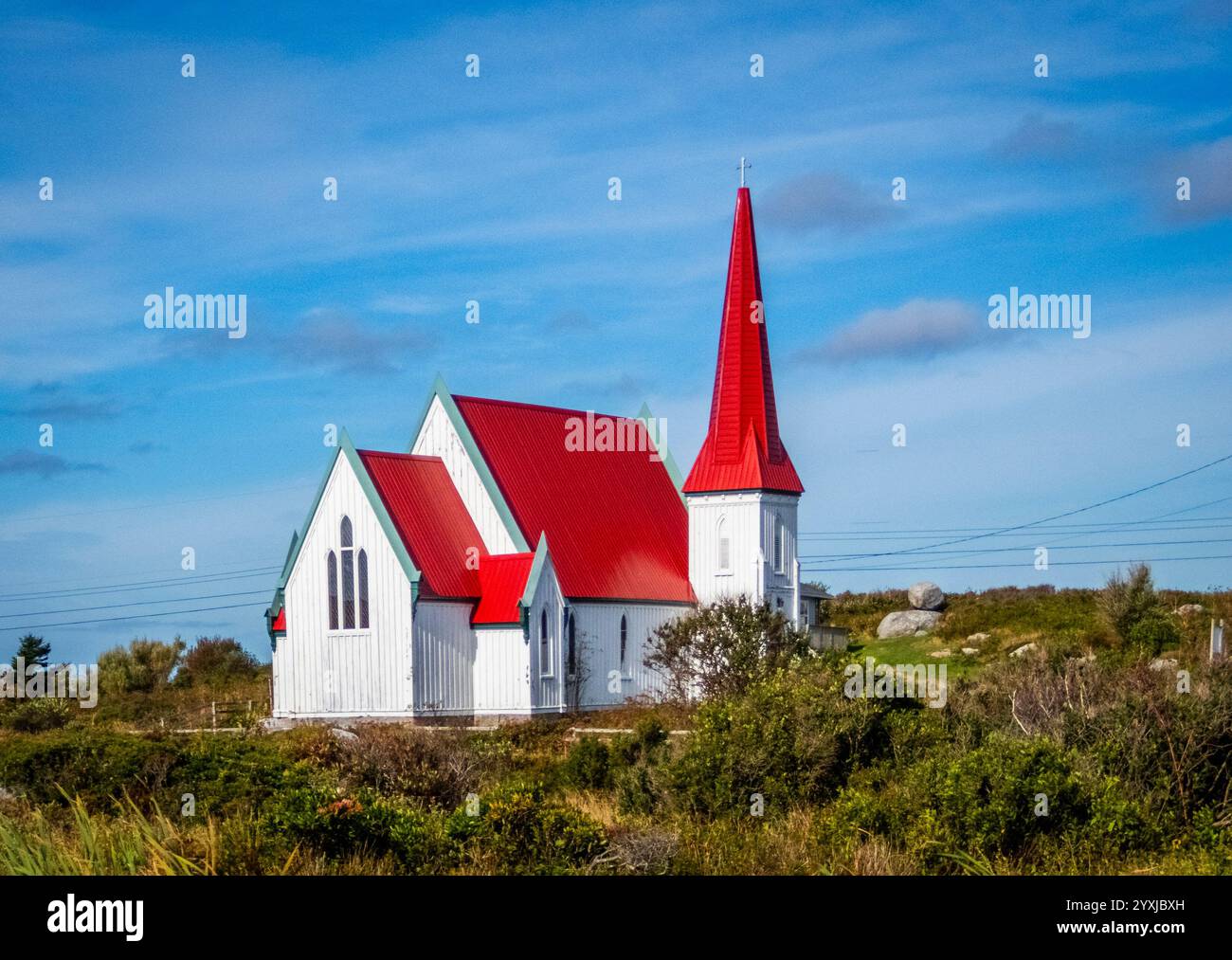 St. John's Anglican Church is a historic Carpenter Gothic style ...
