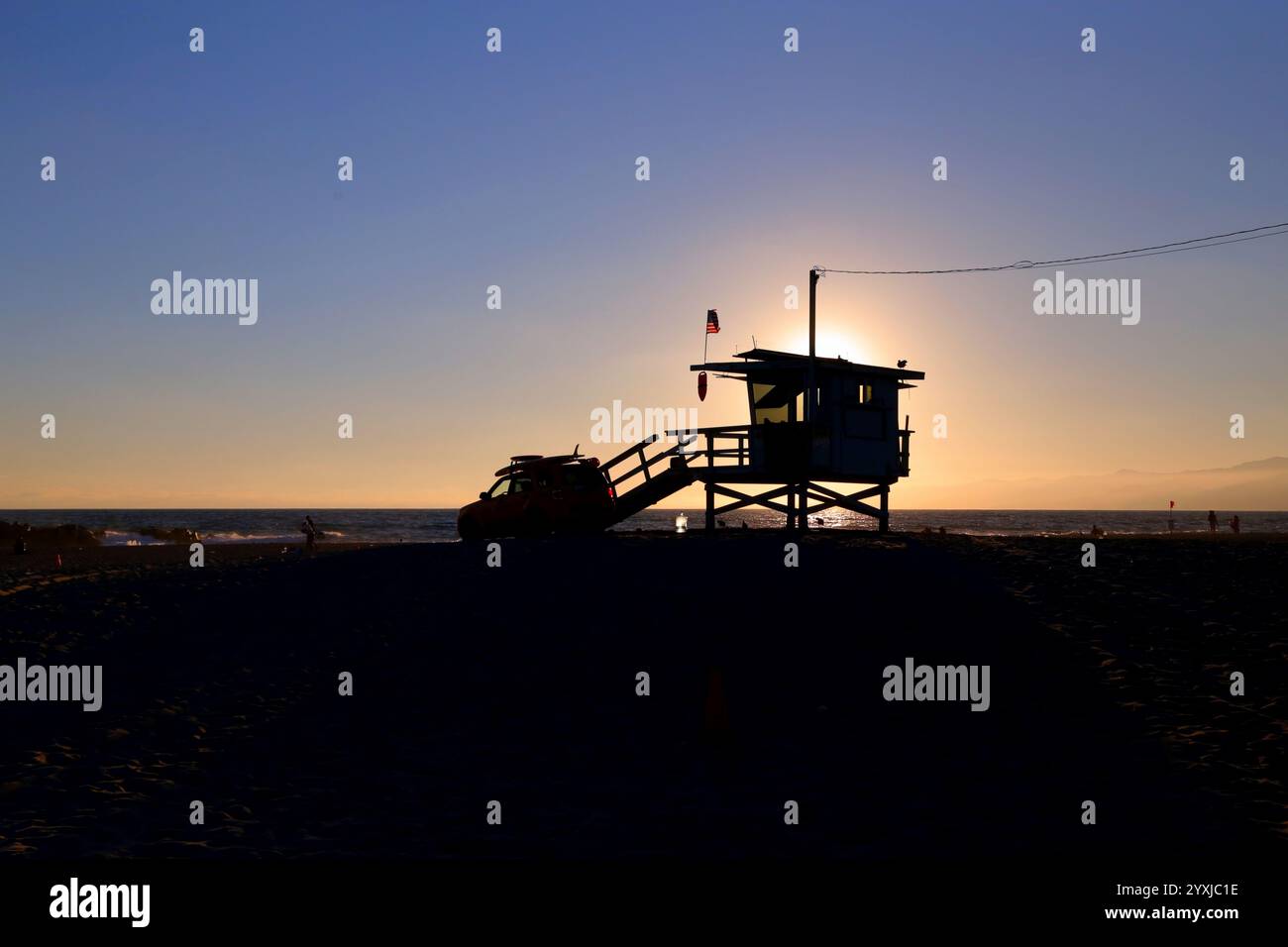 Pacific beach lifeguard station hi-res stock photography and images - Alamy