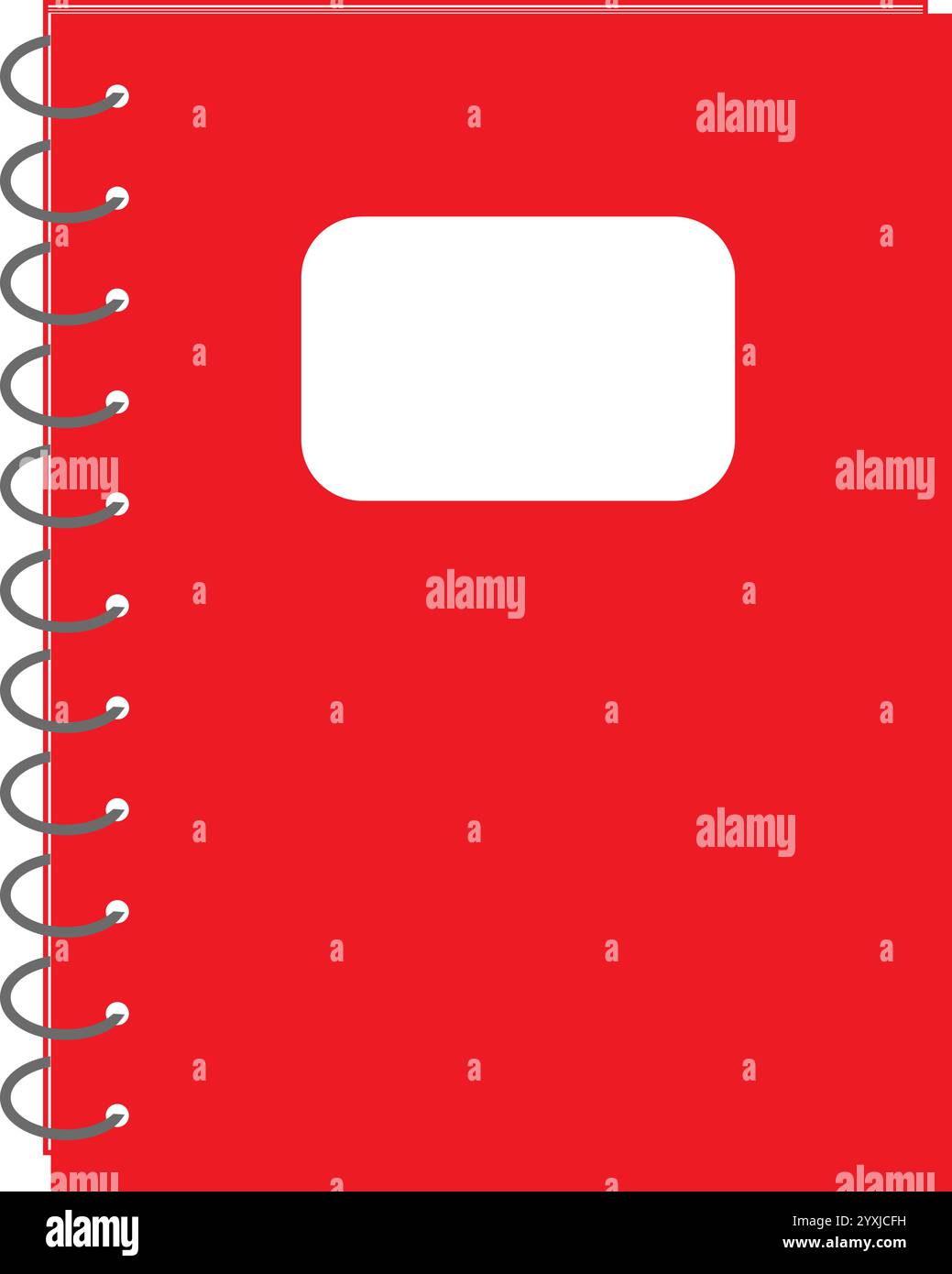 Note Book in Red, Notebook, Red cover Book, spiral note book, Notepad ...