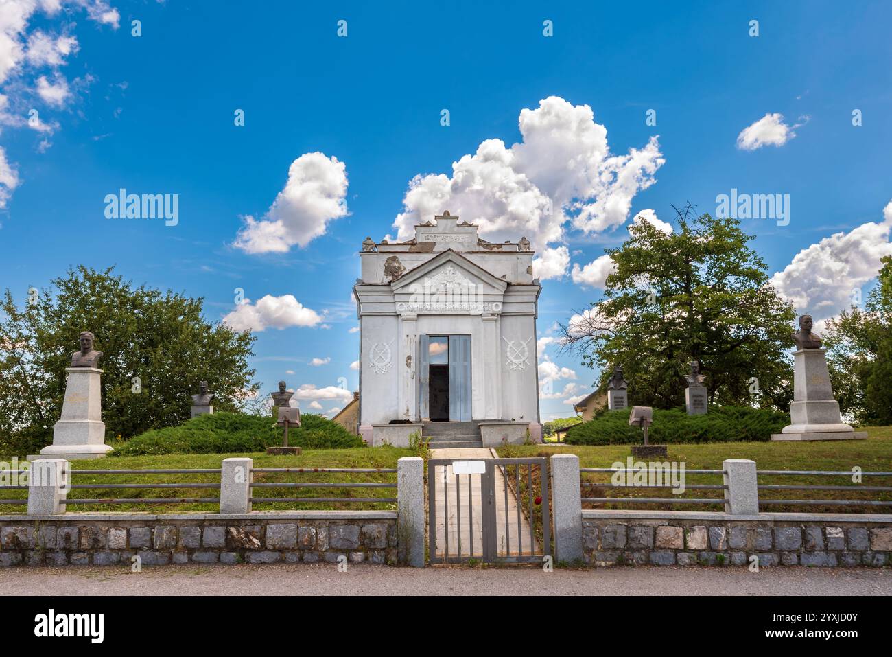 Tekeris, Serbia – July 5. 2024: The Museum of the Battle of Cer with ...