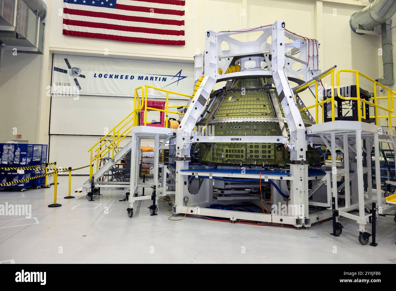 Merritt Island, Florida, USA. 16th Dec, 2024. The shell of NASA's Orion ...