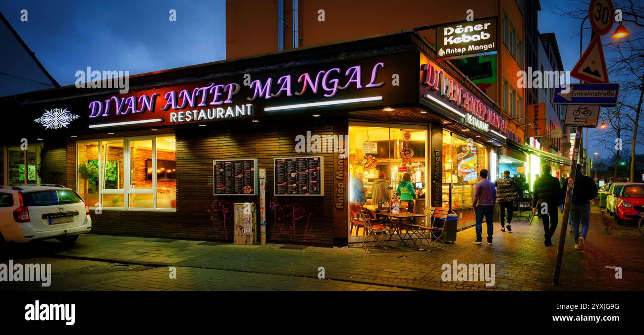 Cologne, Germany December 16 2024: the popular turkish restaurant Divan ...