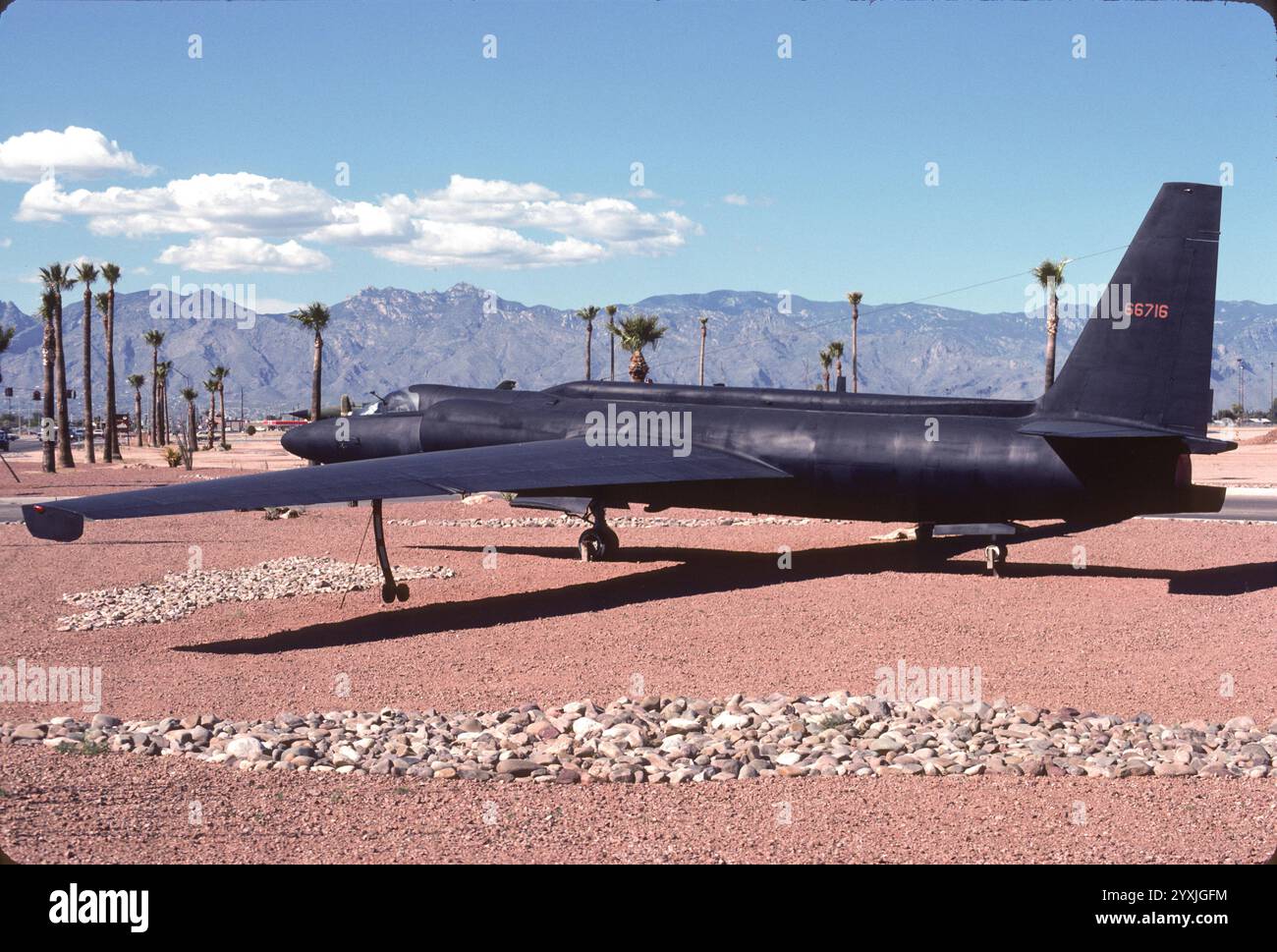 Lockheed U-2C Dragon Lady on display in Davis-Monthan AFB Heritage Park ...
