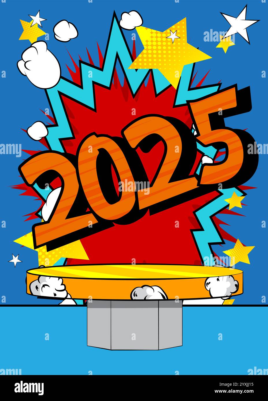 Comic Book Product podium stage for mockup presentation with 2025 ...