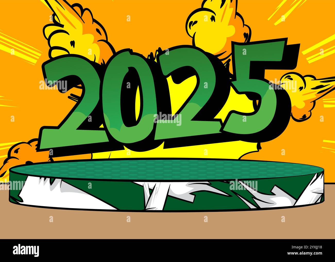 Comic Book Product podium stage for mockup presentation with 2025 ...