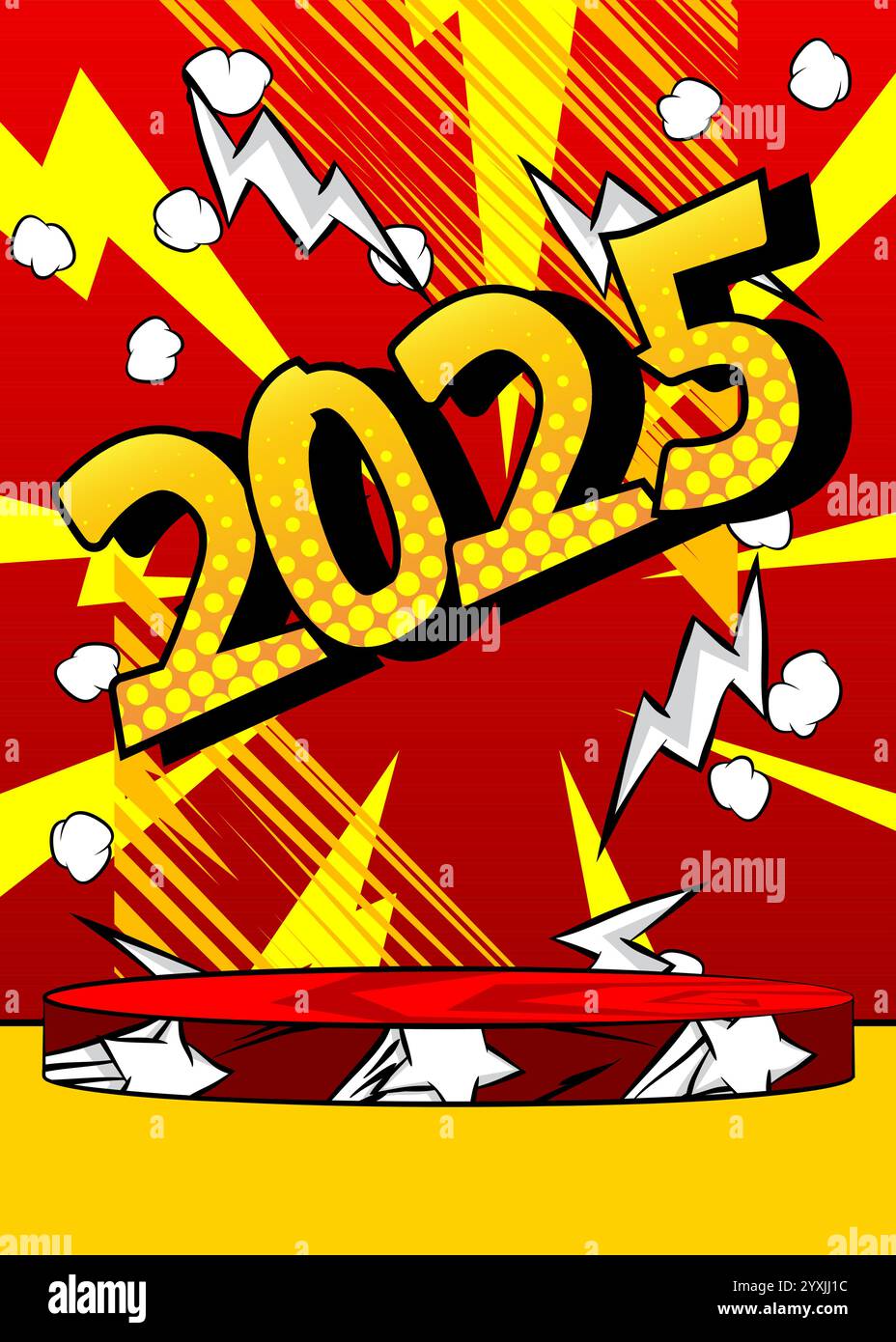 Comic Book Product podium stage for mockup presentation with 2025 ...