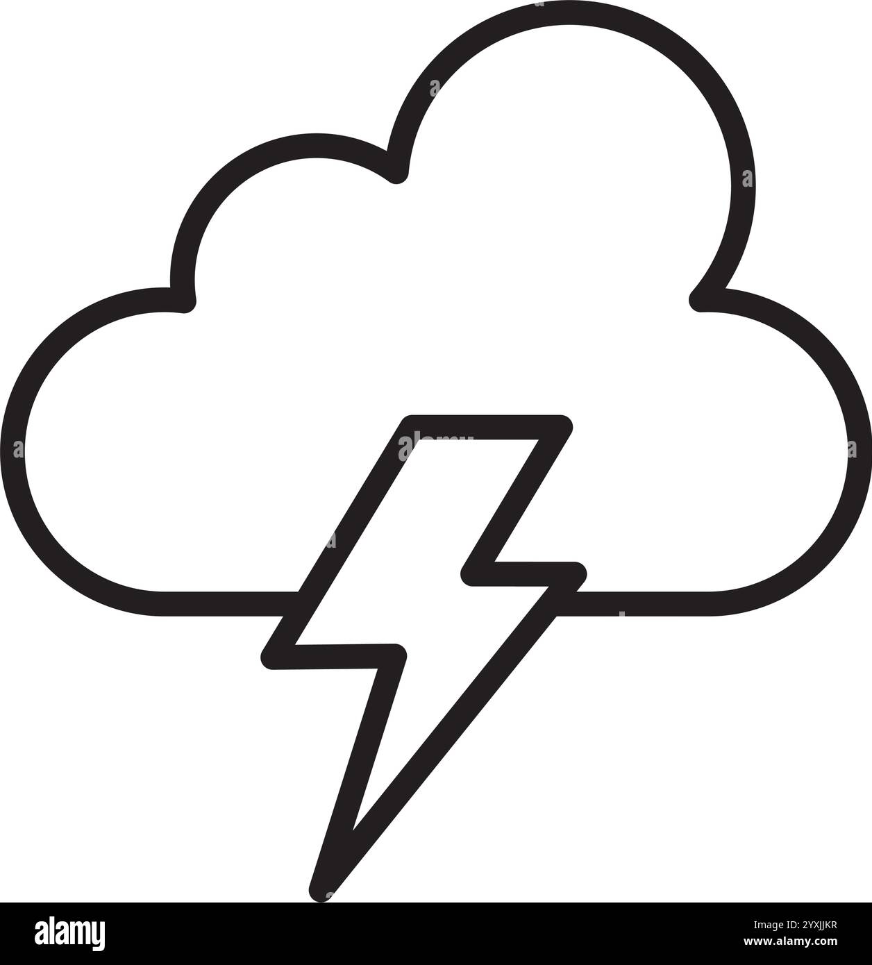 storm cloud weather icon Stock Vector Image & Art - Alamy
