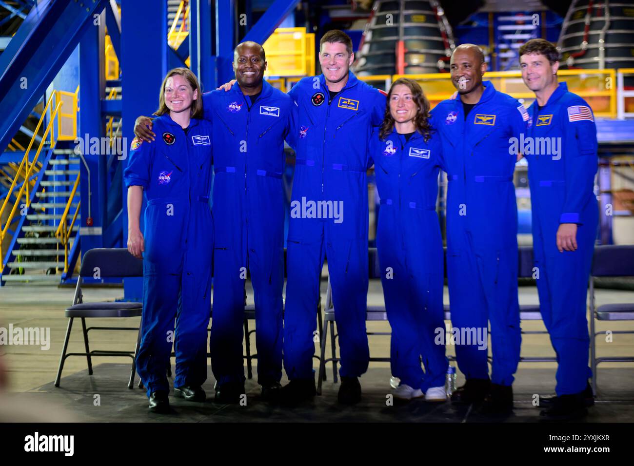 Merritt Island, Florida, USA. 16th Dec, 2024. (L-R) NASA Artemis II ...