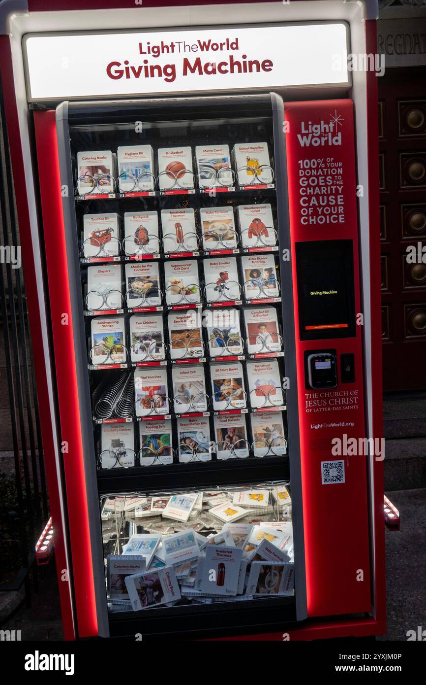 Light the World Giving Machine in the Murray Hill neighborhood of New ...