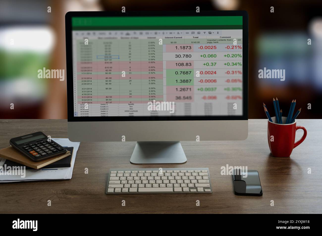 spreadsheet man working with data and graphs Microsoft Excel project ...