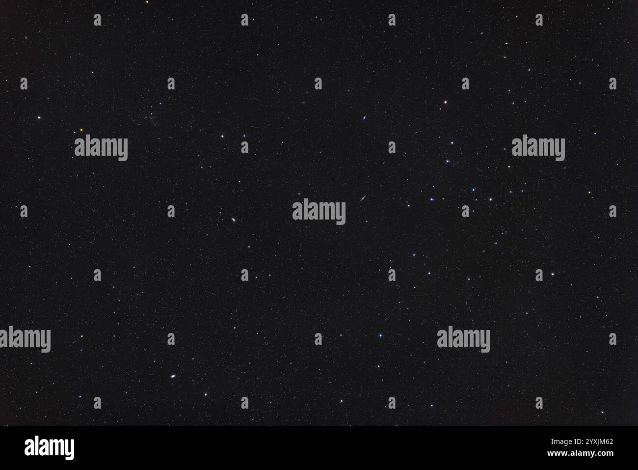The northern spring constellation of Coma Berenices, with Melotte 11 ...