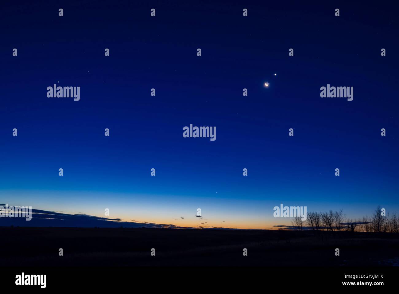 Moon and planet conjunction hi-res stock photography and images - Alamy