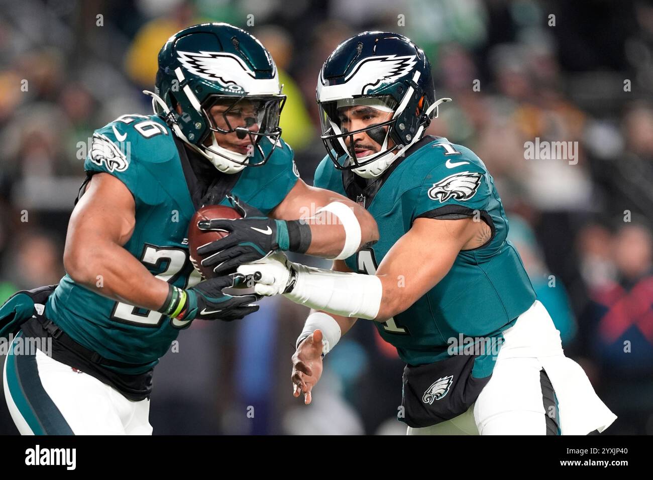 Philadelphia, Pa, USA. 15th Dec, 2024. December 15, 2024: Jalen Hurts ...