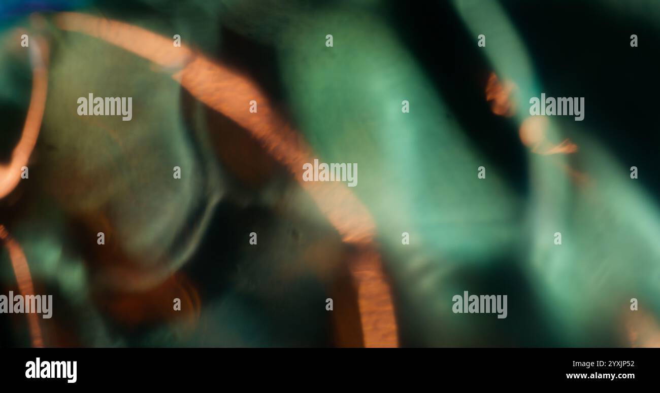 Blur abstract light. Lens flare. Smooth green color gleaming sparkling ...