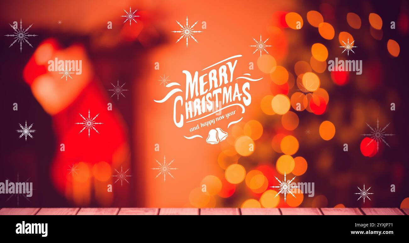 Snowflakes multiple christmas bell icons hi-res stock photography and ...