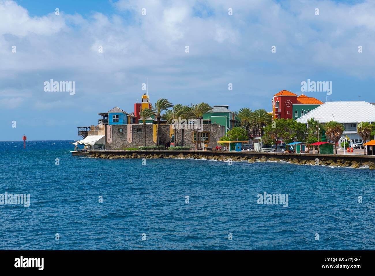 Renaissance Wild Creek Resort at Rif Fort at the mouth of Sint Anna Bay ...