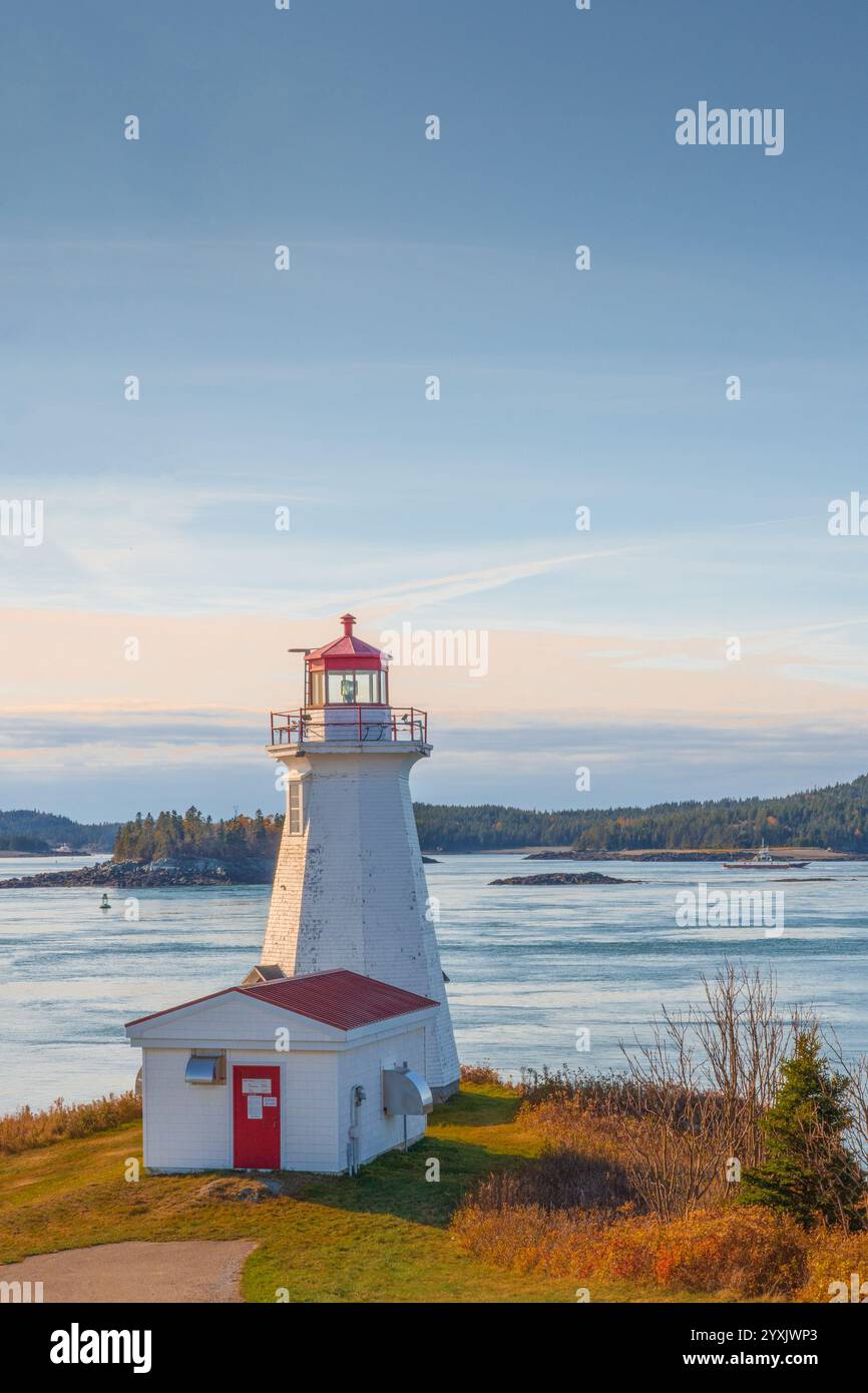 The Green's Point Lighthouse is an octagonal wooden tower was built in ...