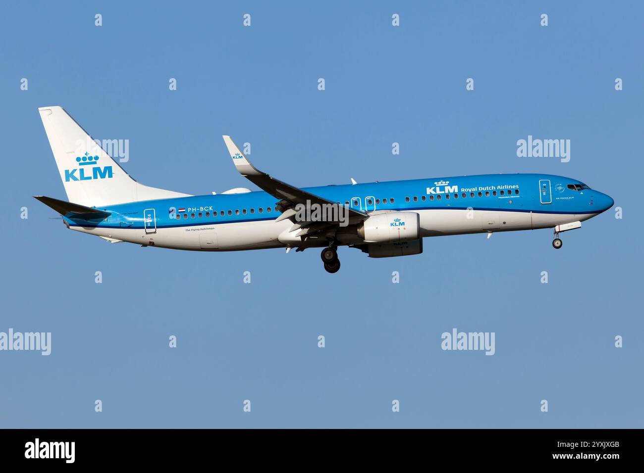 Rome, Italy. 27th Apr, 2024. A KLM Royal Dutch Airlines Boeing 737-800 ...