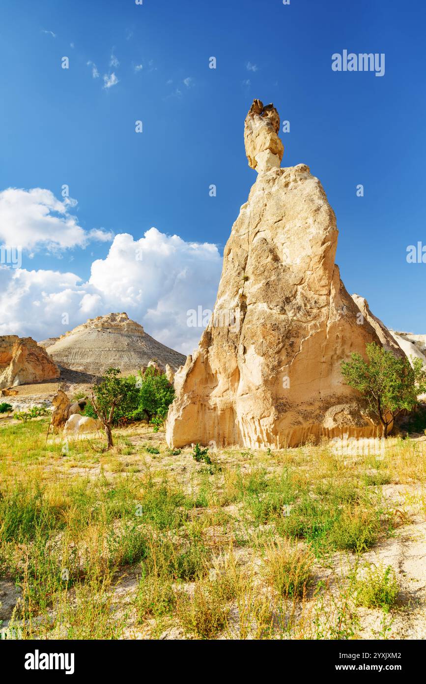 Awesome landscape of Pasabag valley in Cappadocia, Turkey Stock Photo ...