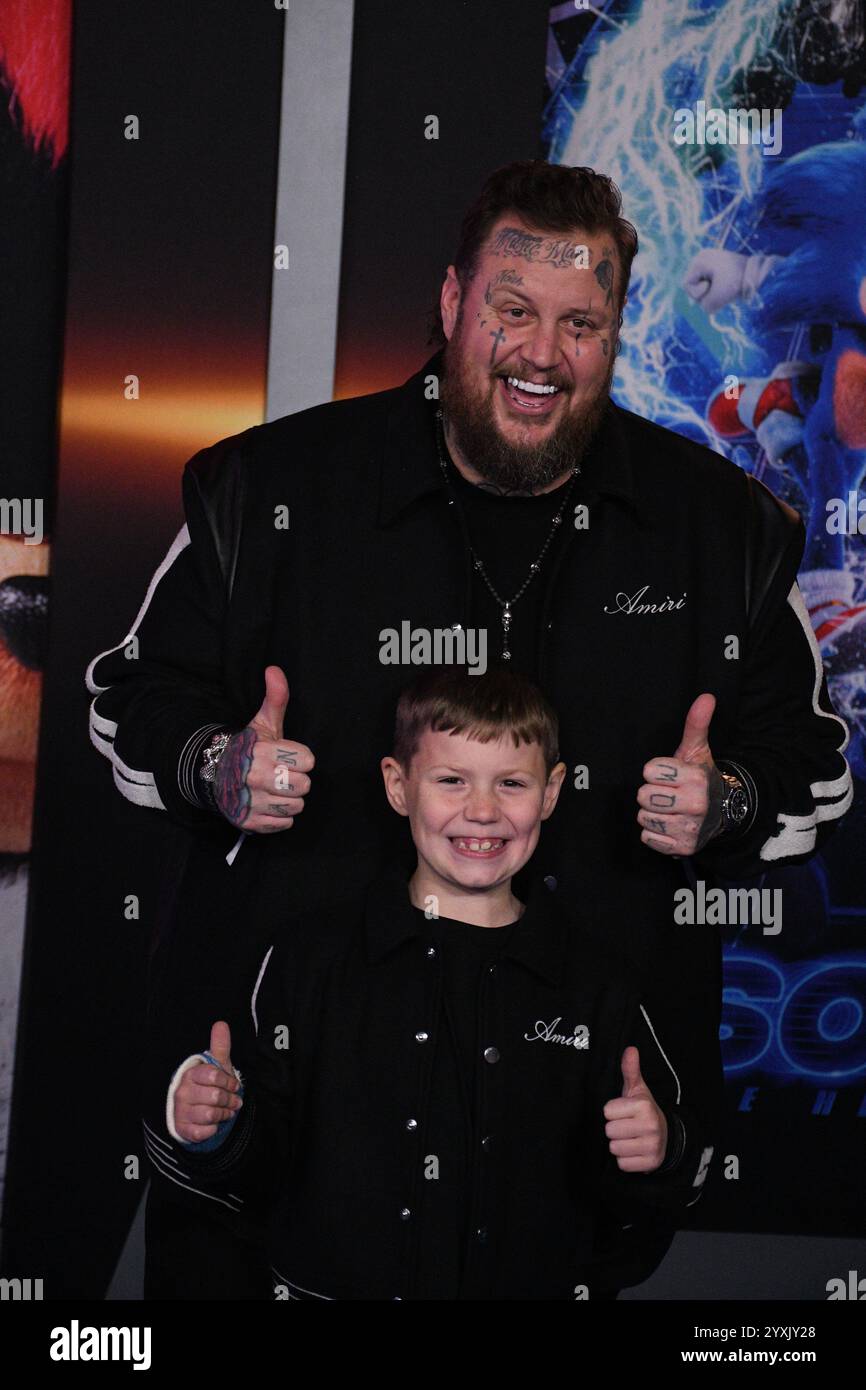 Los Angeles, California, USA 16th December 2024 Singer Jelly Roll and ...