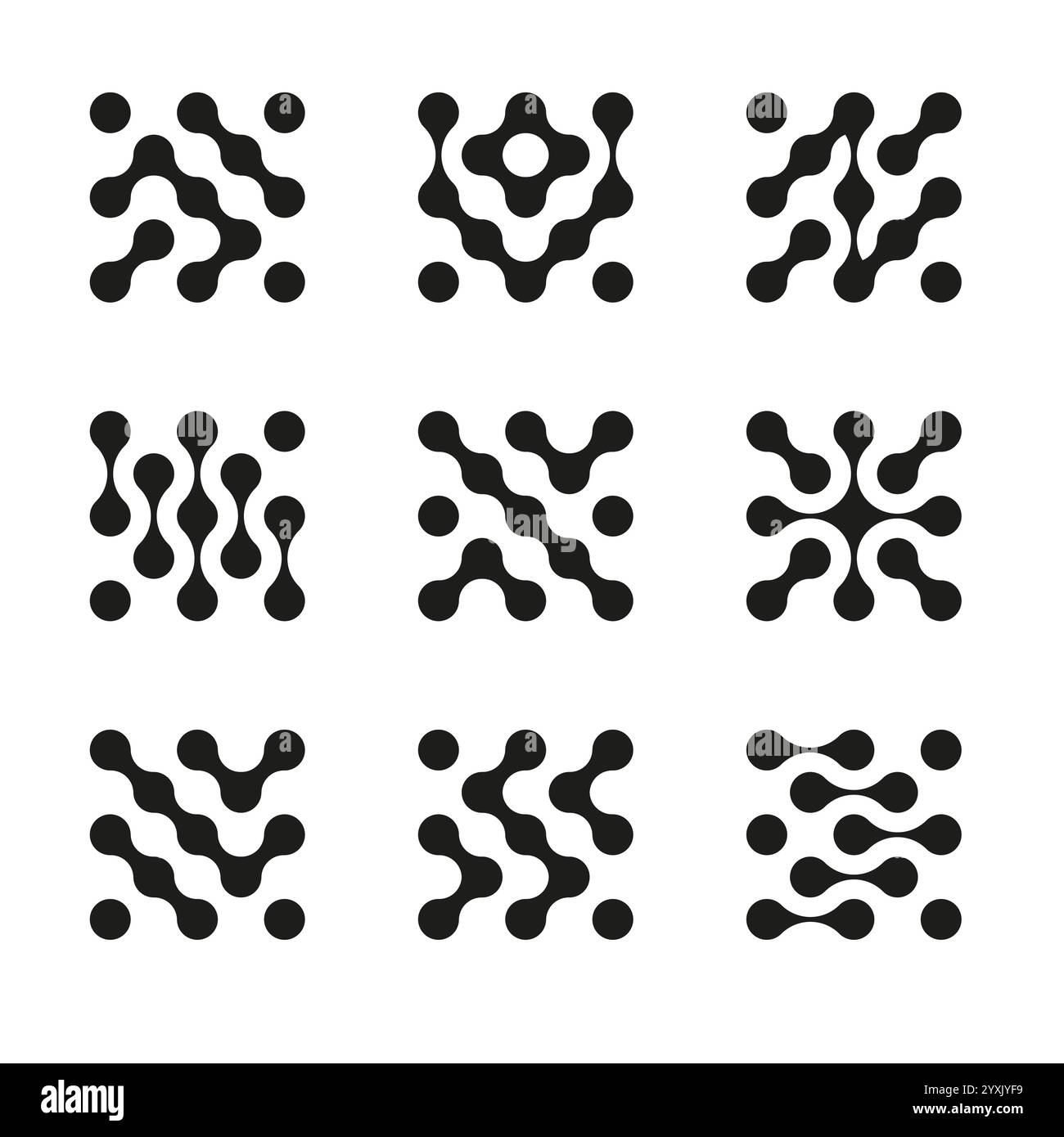 Metaball Geometric shapes collection Stock Vector Image & Art - Alamy