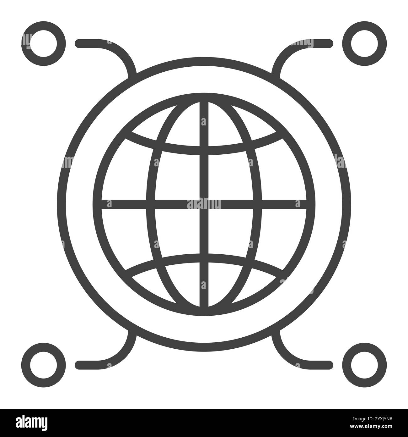 International Relations vector round linear icon or symbol Stock Vector ...