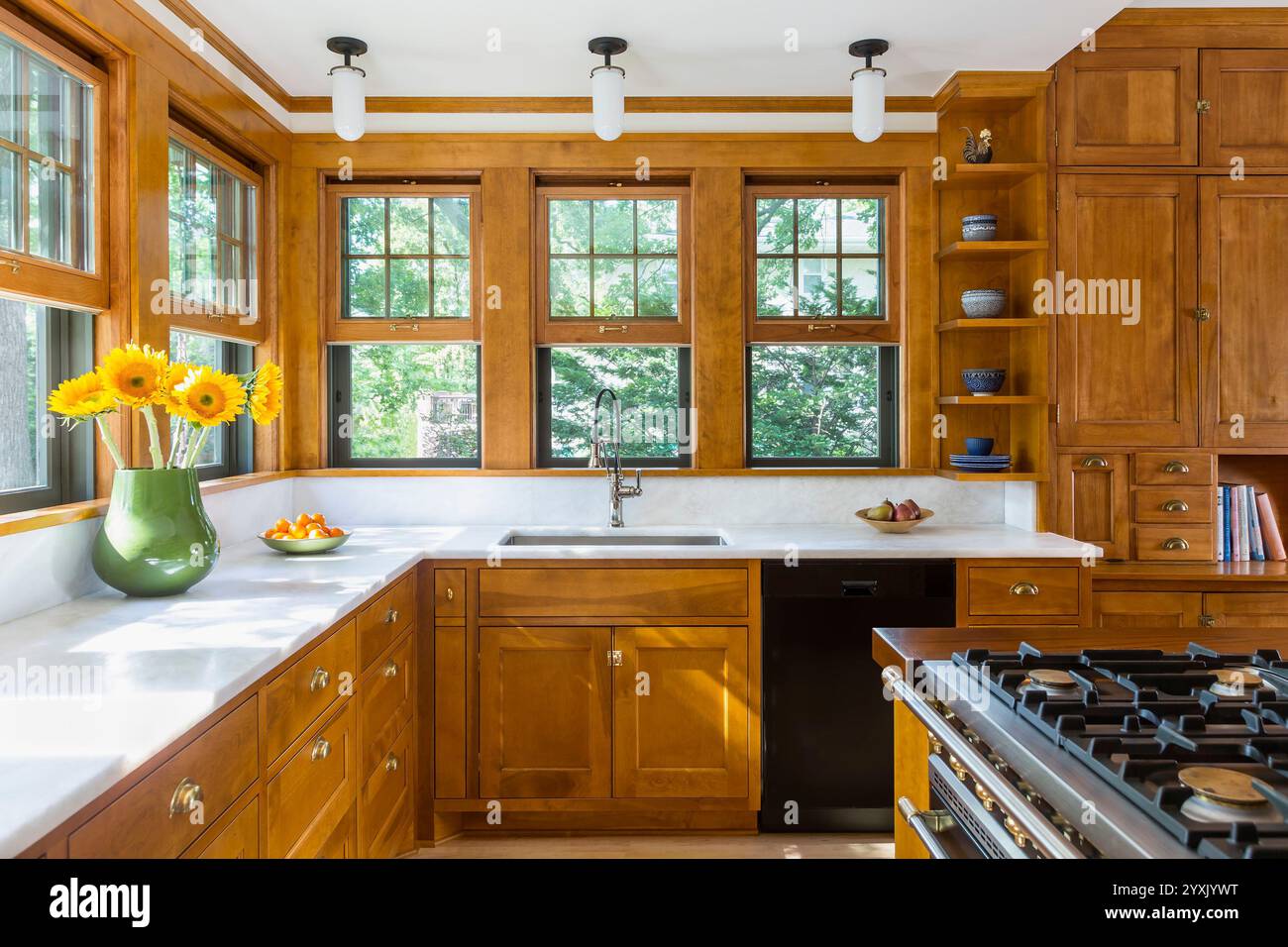 Lacanche range built into kitchen island hi-res stock photography and ...