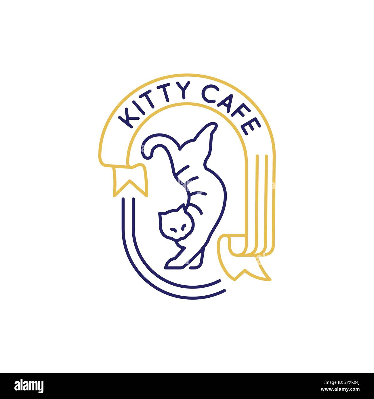 Indoor cat icon Cut Out Stock Images & Pictures - Alamy
