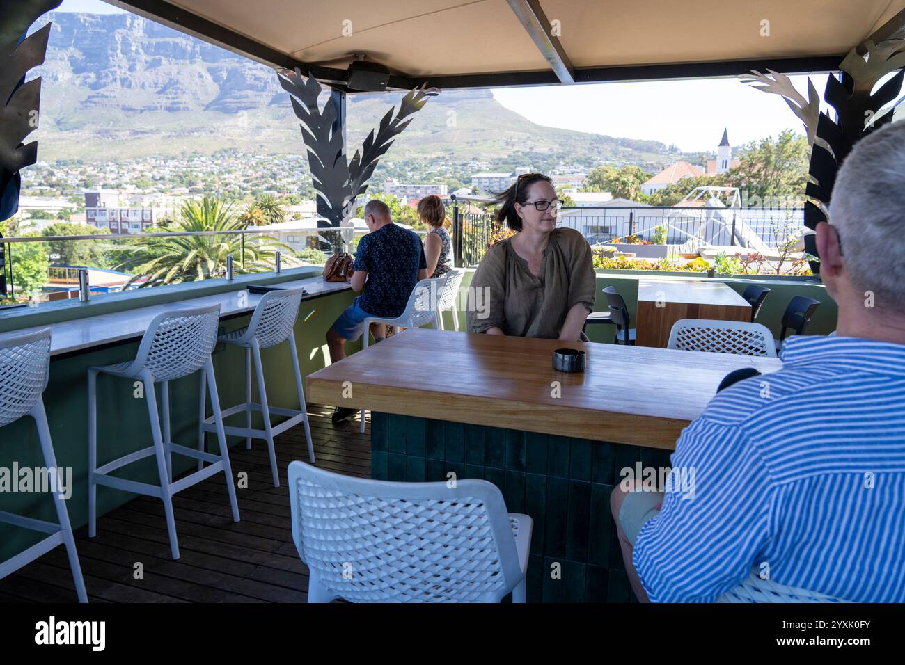 Cloud Nine Rooftop Bar off Kloof Nek Drive in Cape Town, South Africa ...