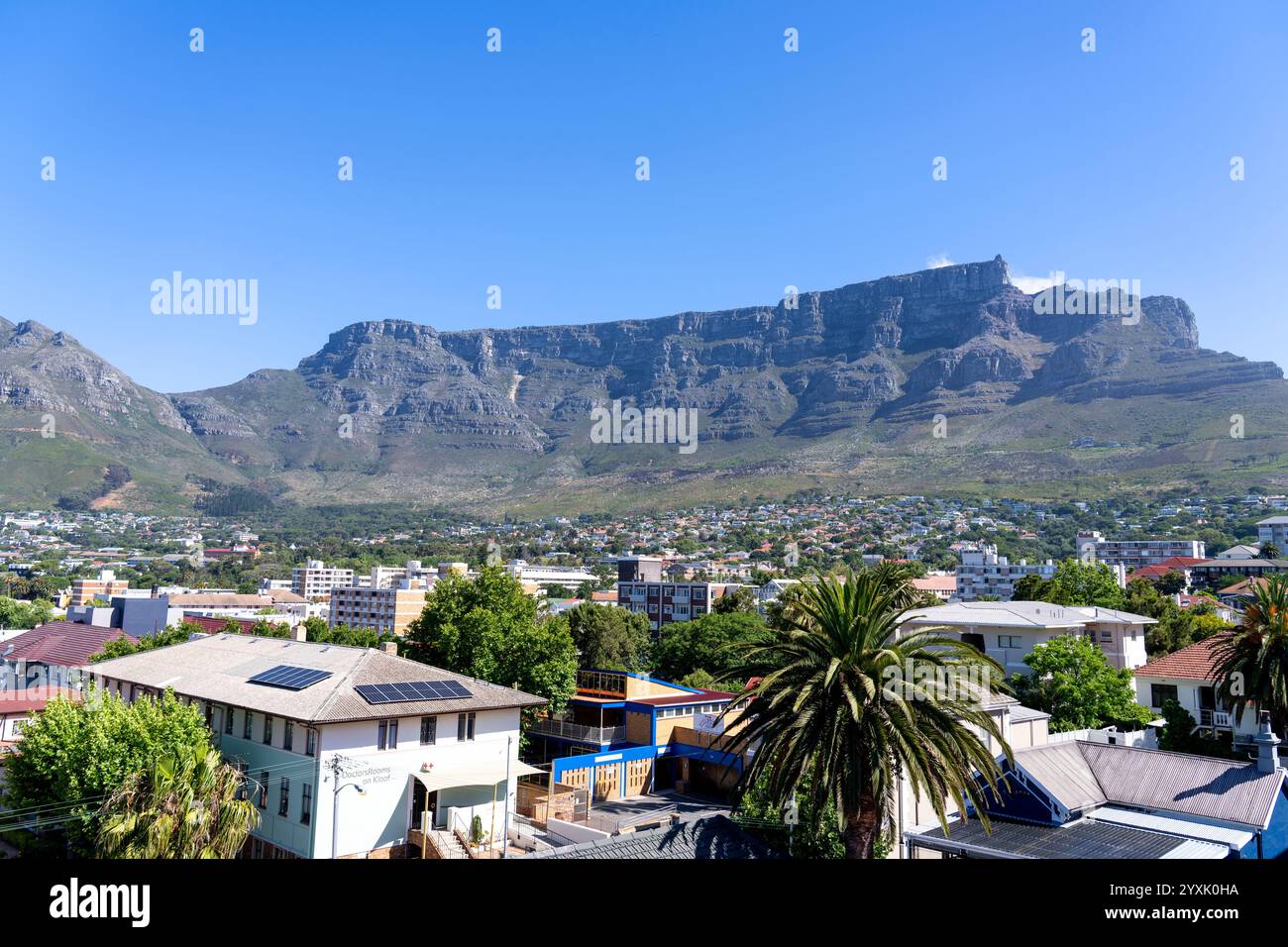 Views of table Mountain from Kloof Nek Drive in Cape Town, South Africa ...