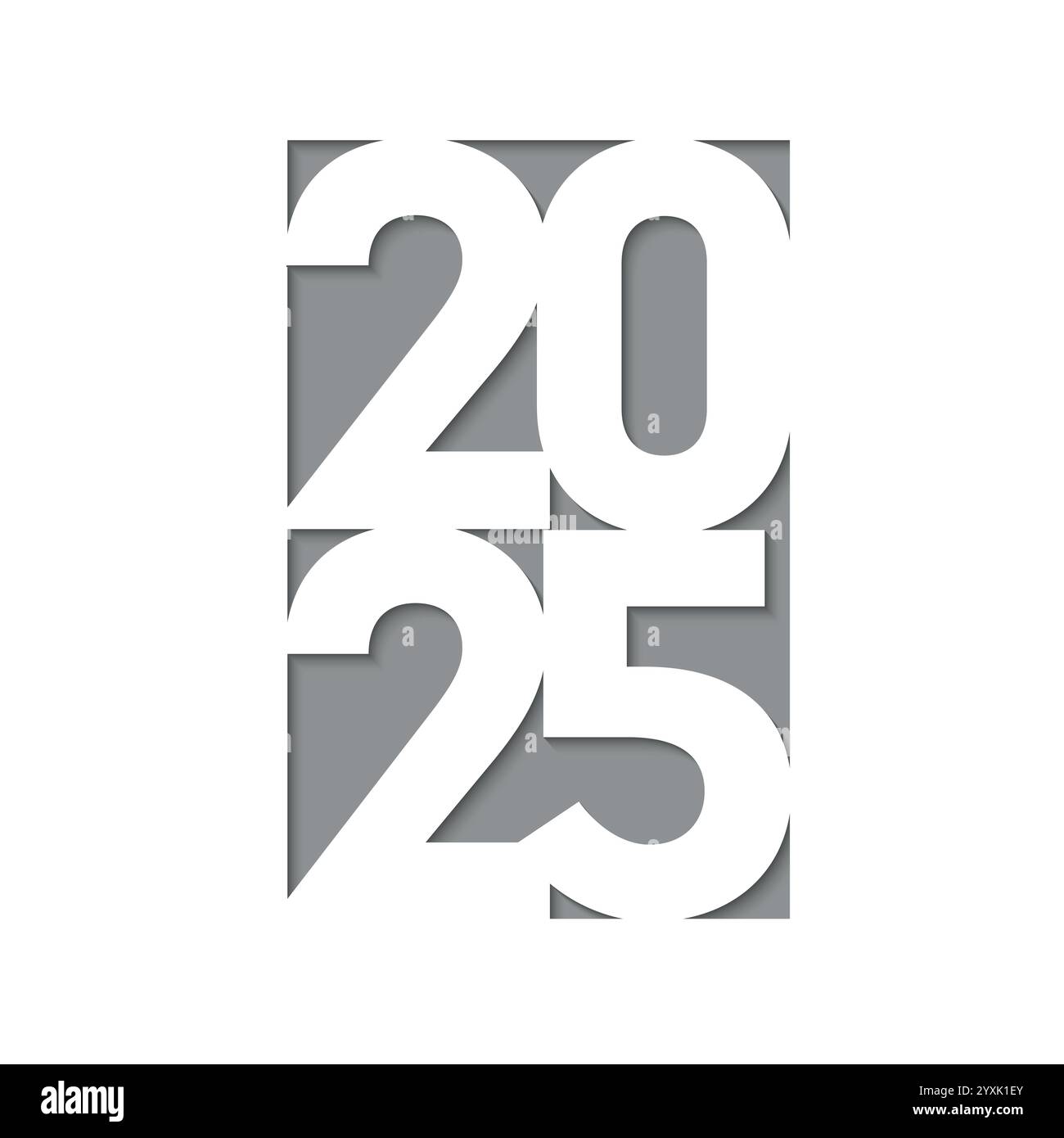 2025 background vector vectors Black and White Stock Photos & Images ...