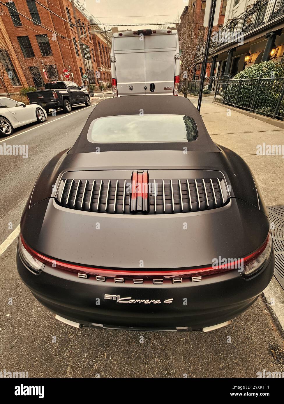 New York City, USA - February 10, 2024: Porsche 911 Carrera 4s ...
