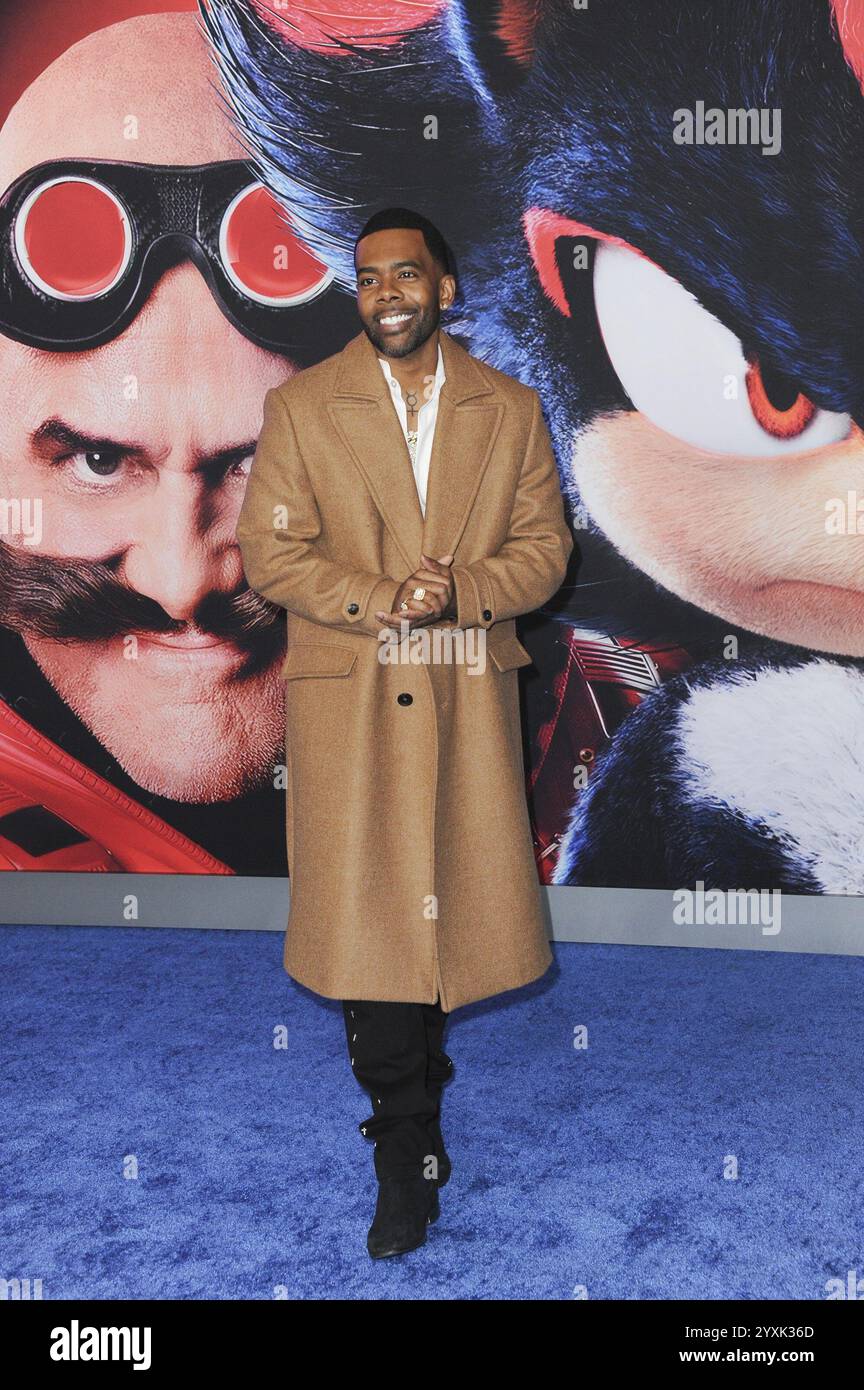 Ca. 16th Dec, 2024. Mario Dewar Barrett at arrivals for SONIC THE ...
