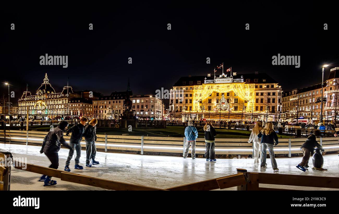 ice rink in winter Copenhagen Stock Photo - Alamy