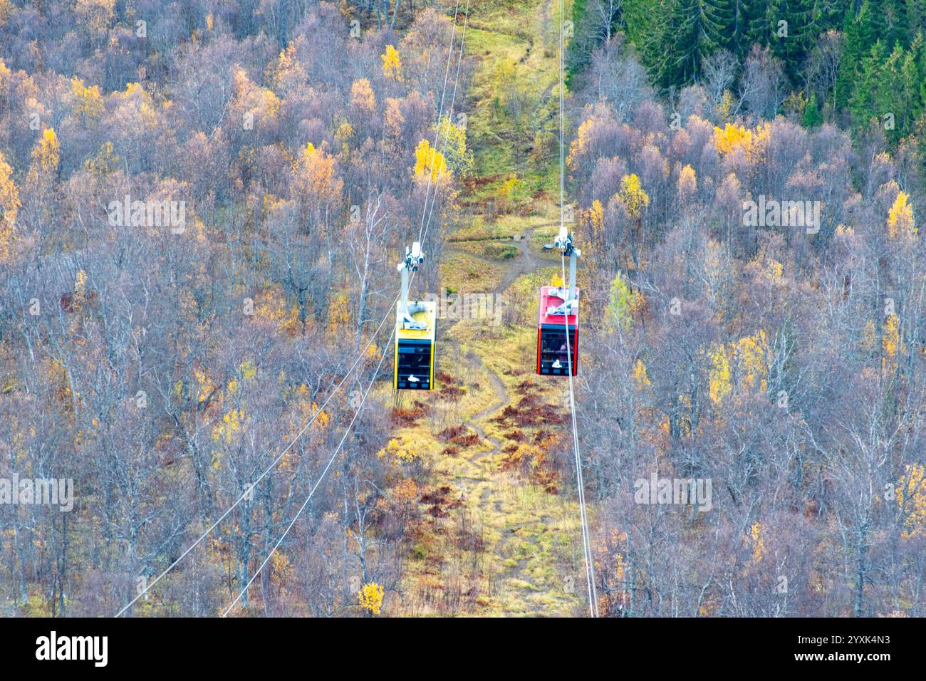 Cable Car in Tromso - Norway Stock Photo - Alamy