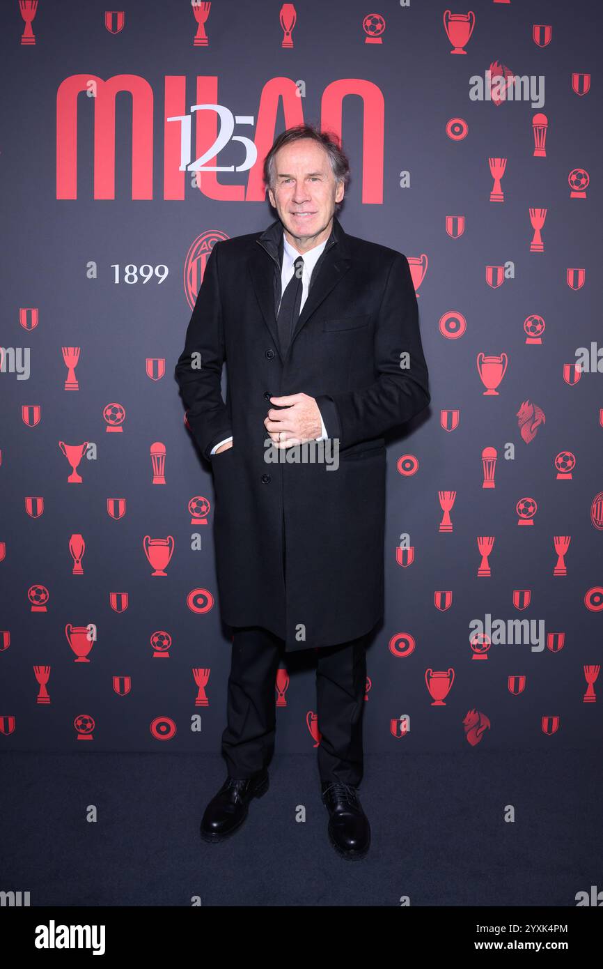 Franco Baresi Party for the 125th Anniversary of football team AC Milan Photocall Armani Theatre ...
