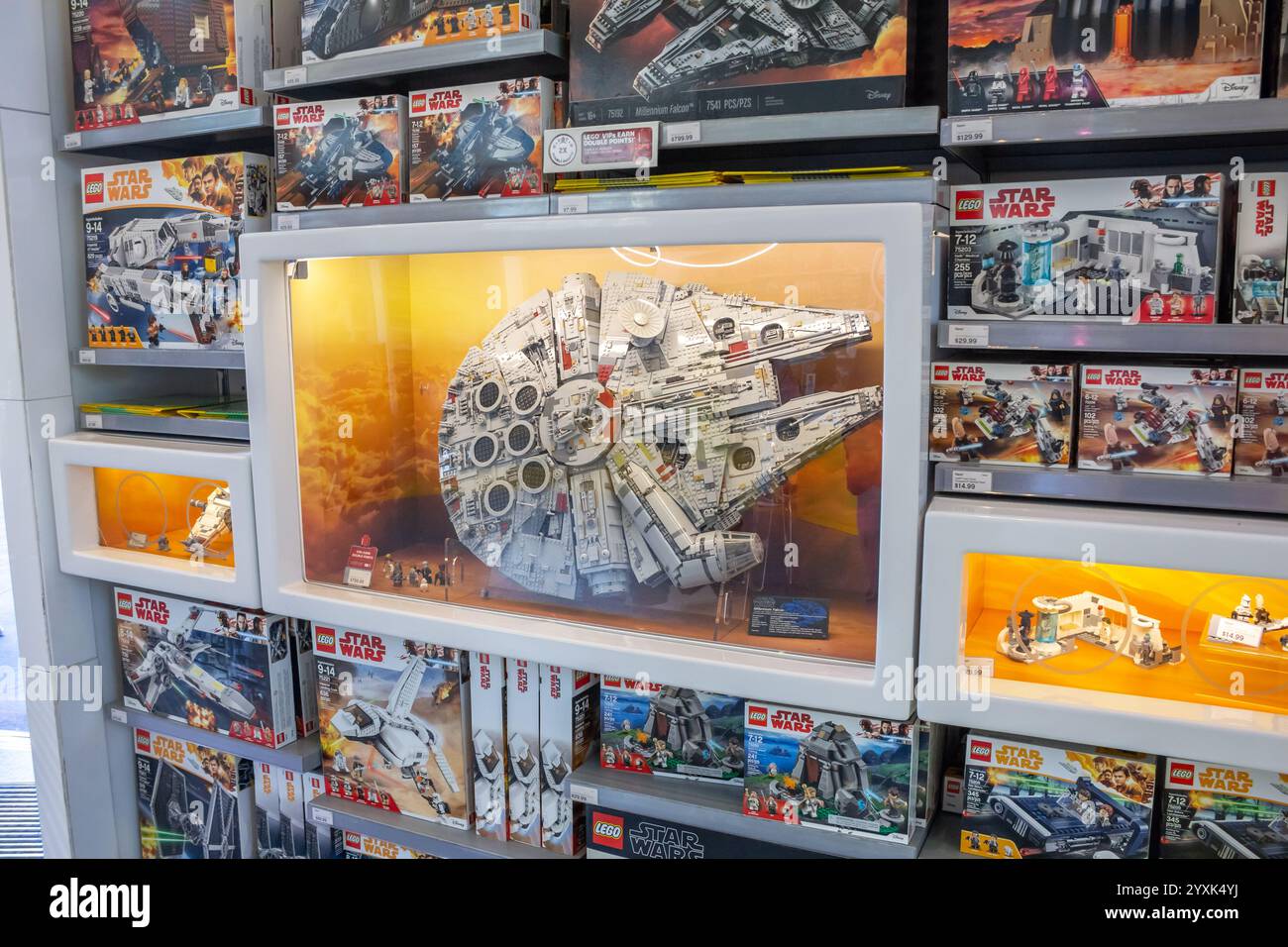 Anaheim, California, United States - 03-25-2019: A view of a model of ...