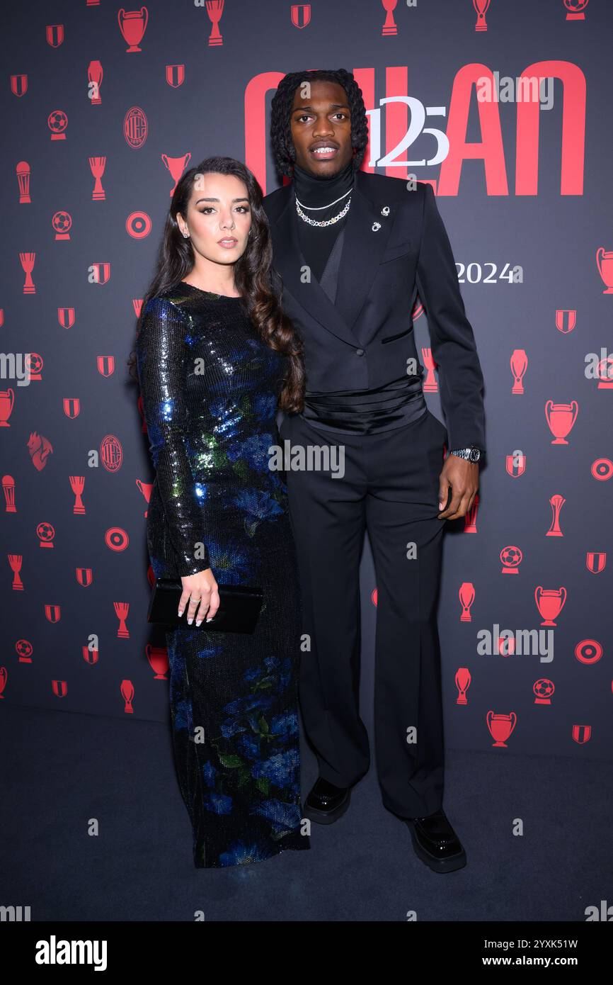 Italy. 16th Dec, 2024. Francisca Silva Grelmos, Rafael Leao Party for ...