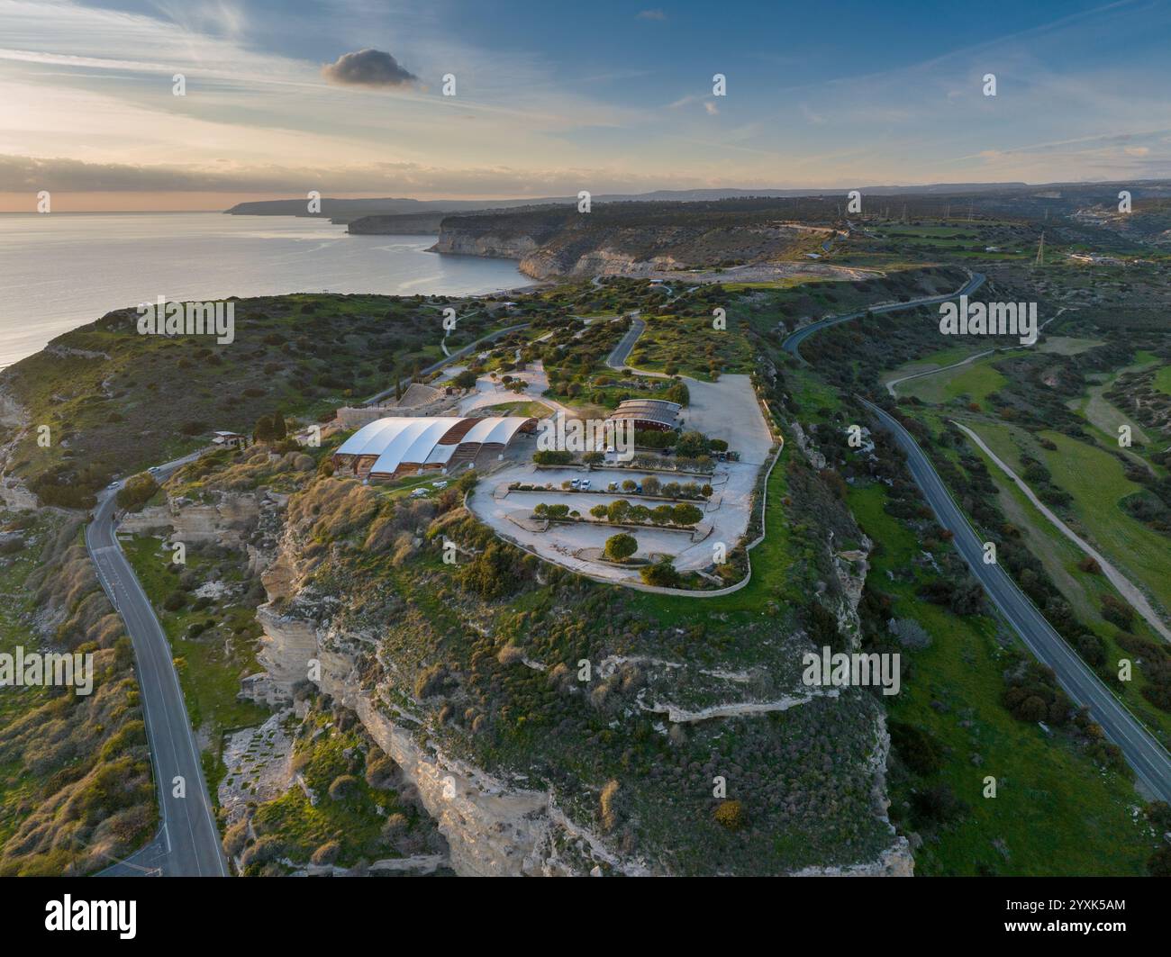 The archaeological remains of Kourion. The city-kingdom was associated ...