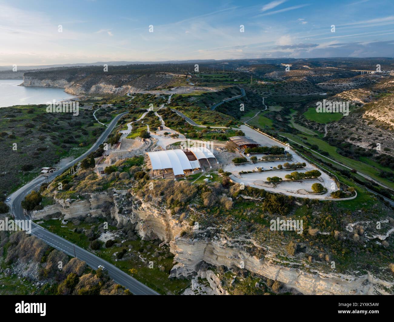 The archaeological remains of Kourion. The city-kingdom was associated ...