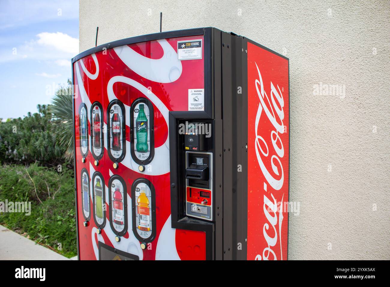 Los Angeles, California, United States - 03-29-2019: A view of a Coca ...